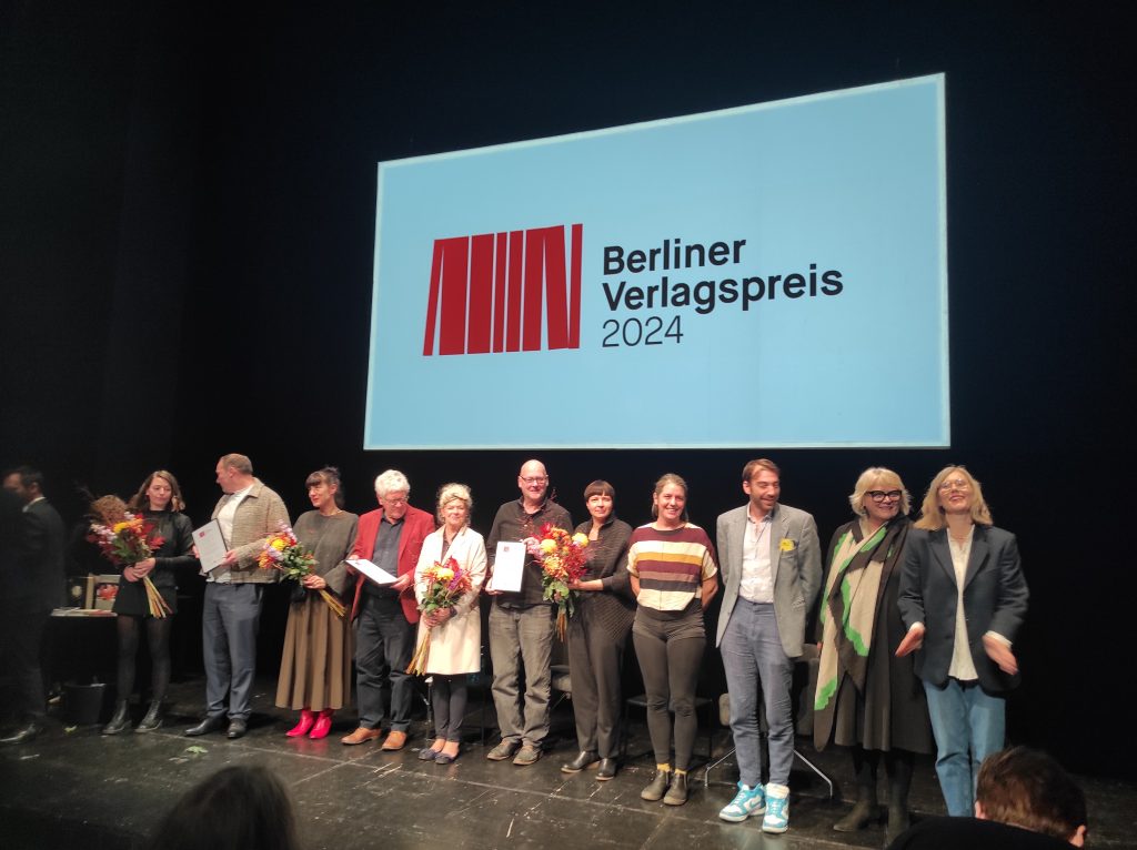 Berliner Verlagspreis 2024 - Transit Verlag